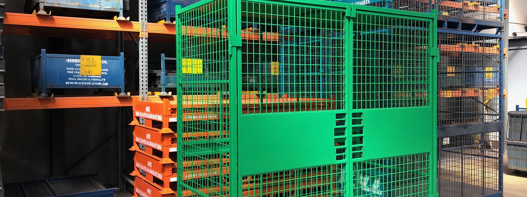 Steel Pallet Cages & Stillages for Sale & Hire Melbourne, Sydney ...